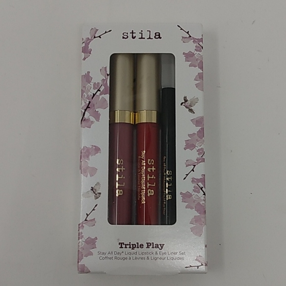 Stila | Makeup | Stila Liquid Lipstick Beso Patina Duo Eyeliner Gift ...